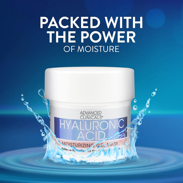 Hyaluronic Acid Hydrating Face Gel Mask - Advanced Clinicals