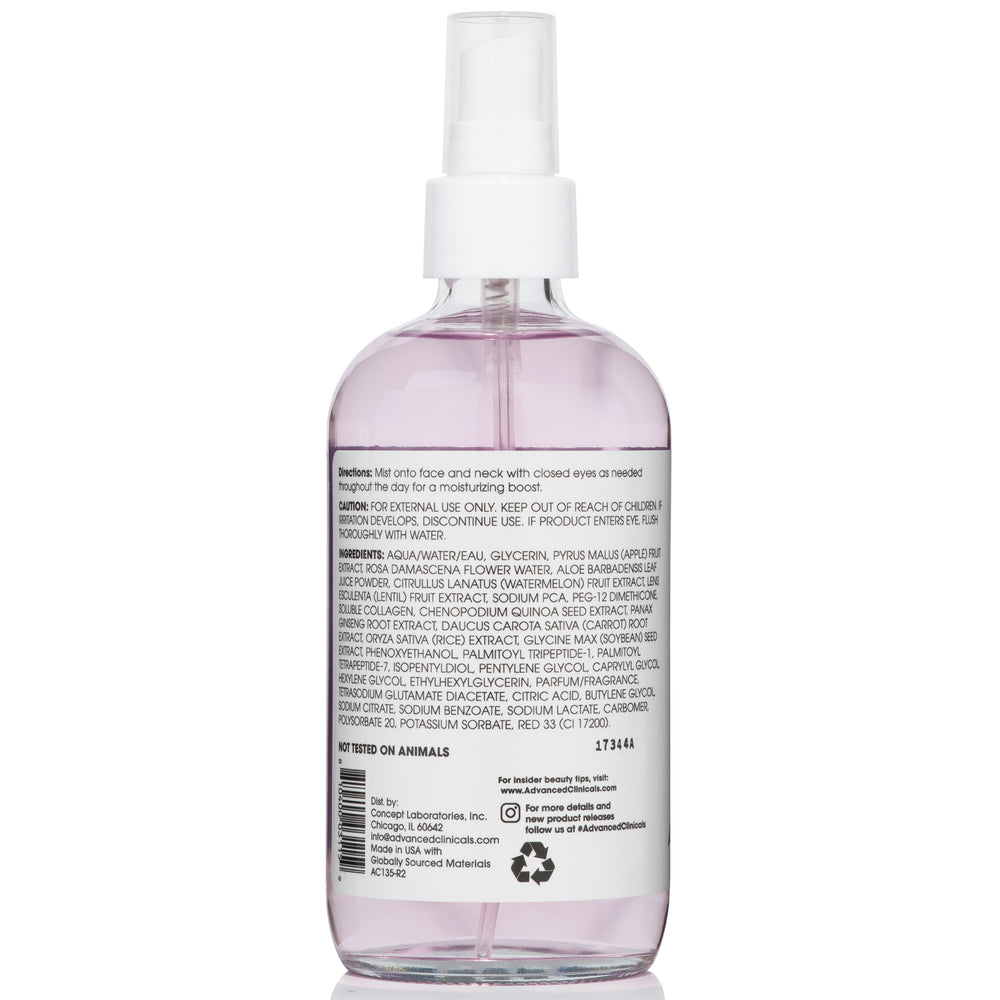Collagen + Rosewater Plump + Glow Face Mist - Advanced Clinicals