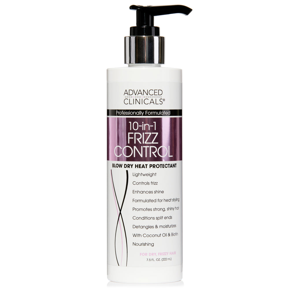 10-in-1 Frizz Control Heat Protectant - Advanced Clinicals