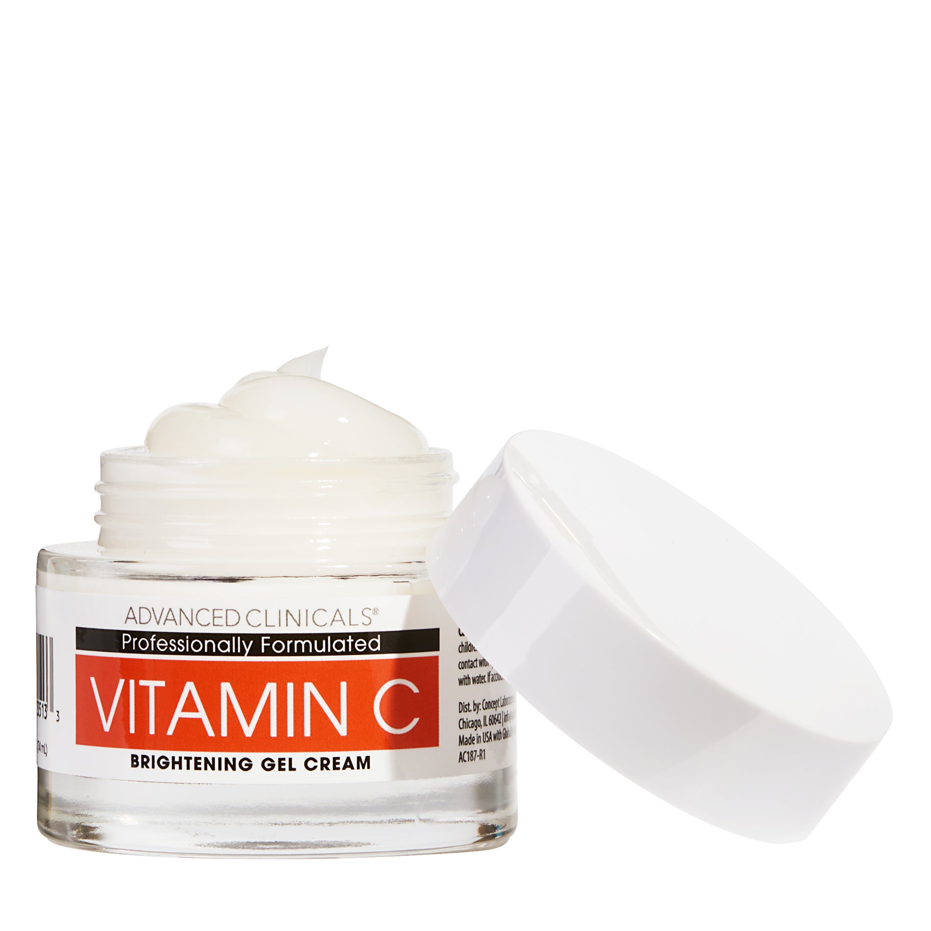 Vitamin C Brightening Face Gel-Cream - Advanced Clinicals