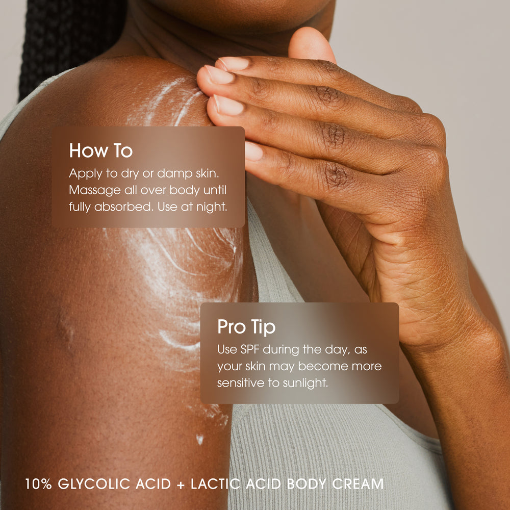 10% Glycolic Acid + Lactic Acid Body Cream - Advanced Clinicals
