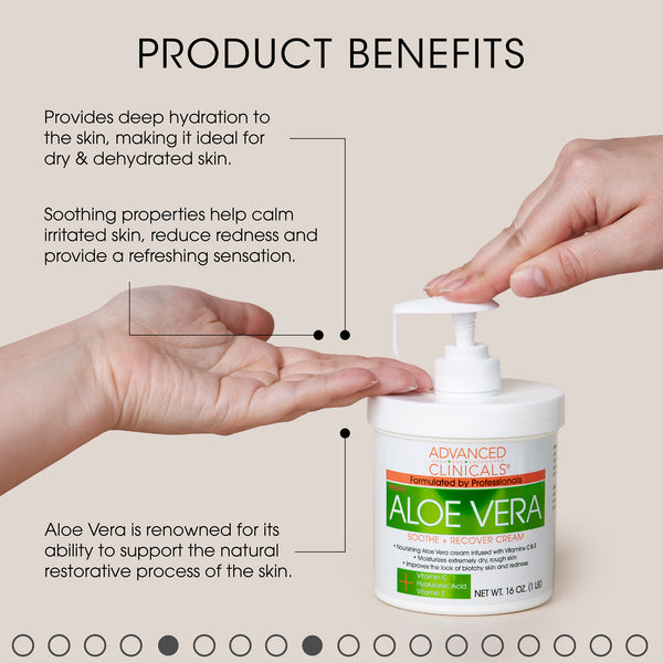 Aloe Vera Soothe Recover Cream Advanced Clinicals