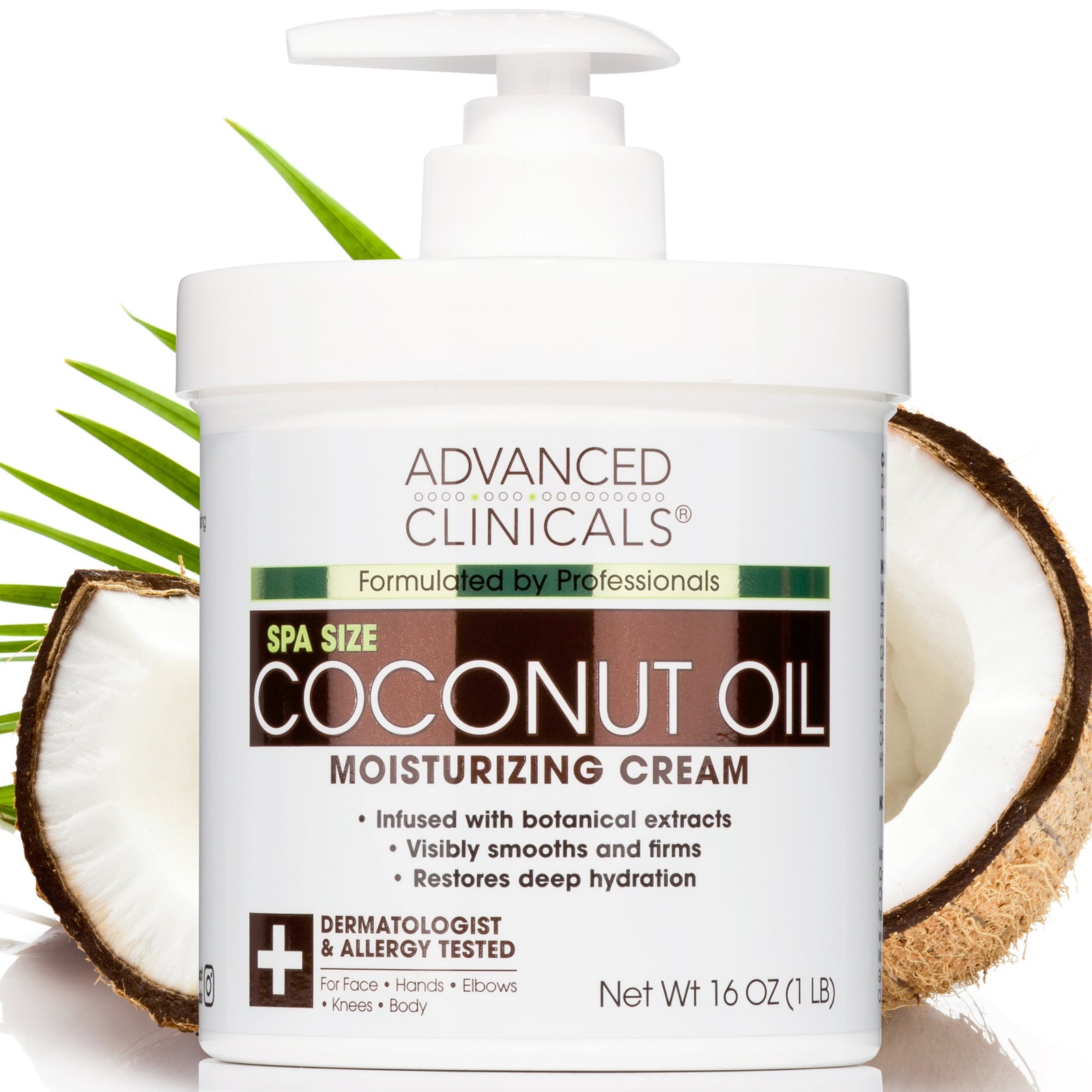 Coconut Oil Moisturizing Cream - Advanced Clinicals
