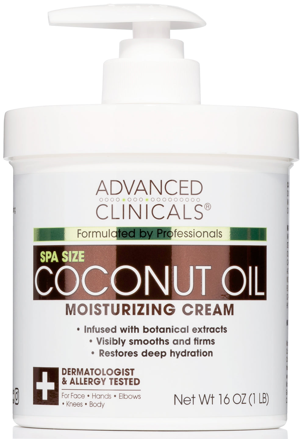 Coconut Oil Nourishing Body Cream - Advanced Clinicals