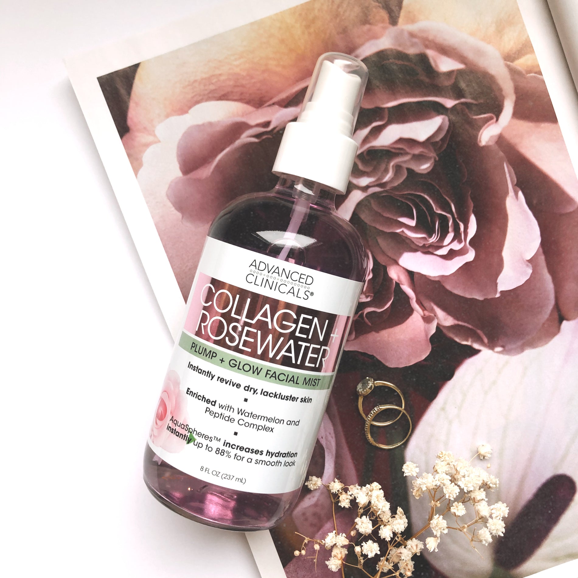 Collagen + Rosewater Facial Mist - Advanced Clinicals